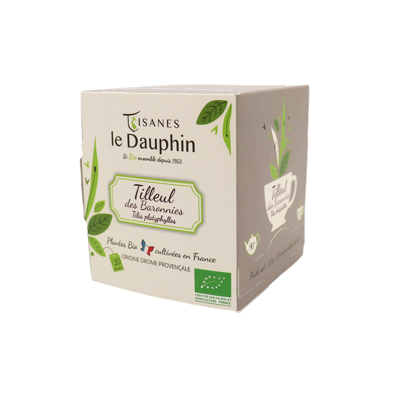 Tisane bio Tilleul, sommeil, digestion, repos nocturne, origine France